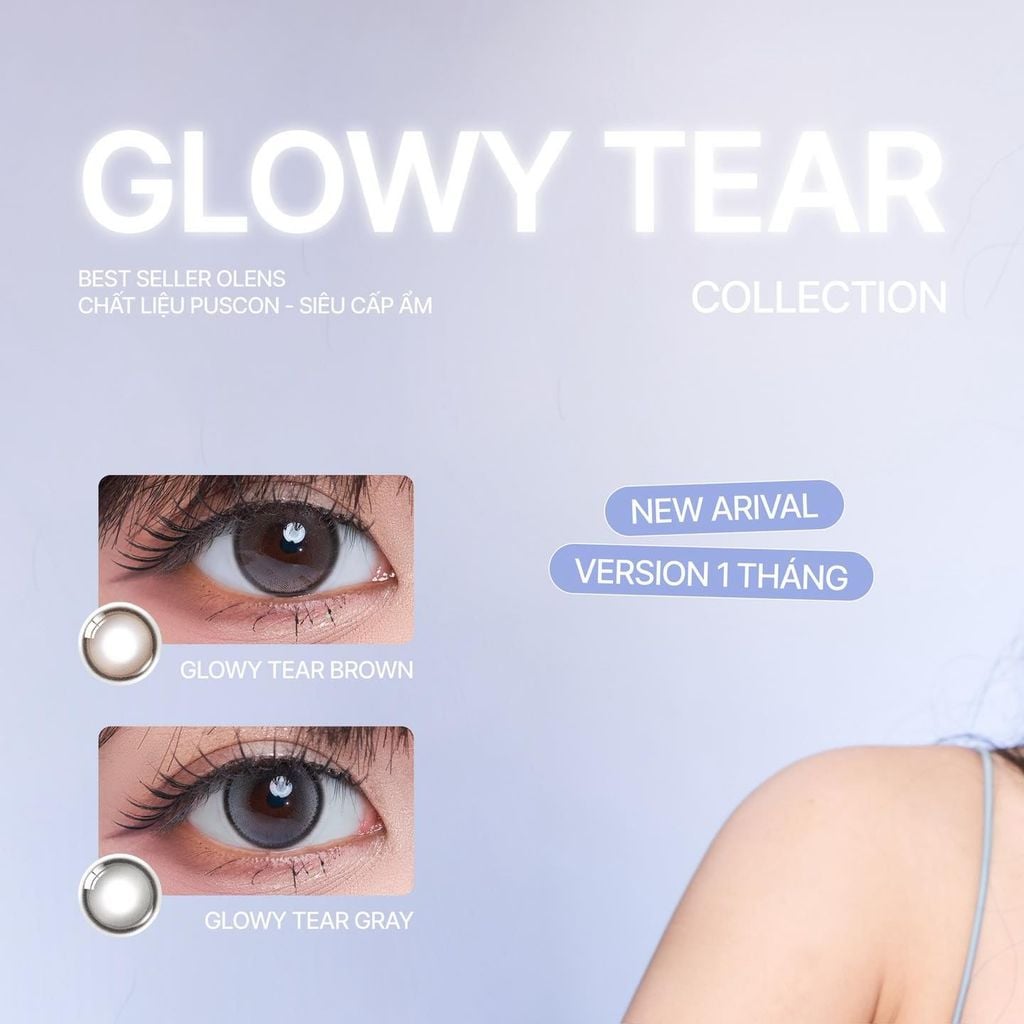 Glowy Tear Collection 1 Tháng – Lens Puscon Cao Cấp Chính Hãng OLENS