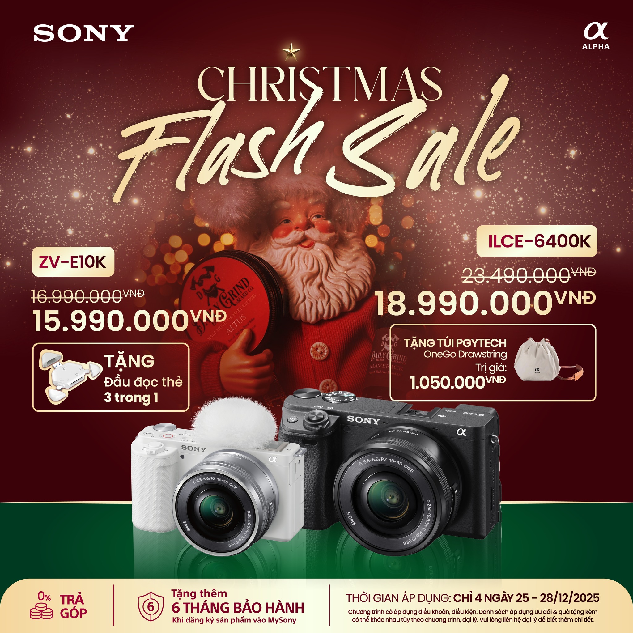 SONY CHRISTMAS FLASH SALE – ƯU ĐÃI CHỚP NHOÁNG MÙA GIÁNG SINH ...