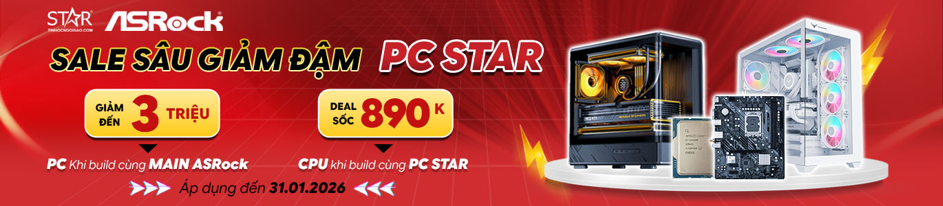 Khuyến mãi PC Star x ASRock – TINHOCNGOISAO.COM