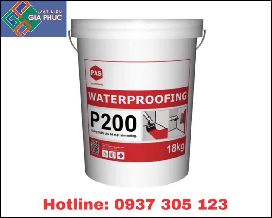 CHỐNG THẤM PAS P200/THÙNG 18KG - CHỐNG THẤM TƯỜNG MÁI - CHỐNG TIA UV ...