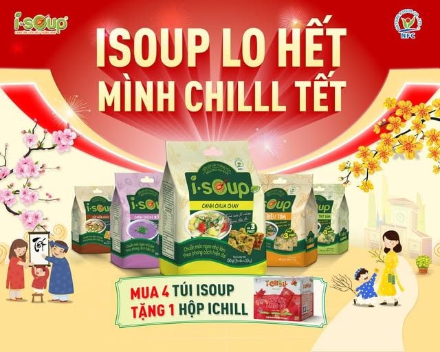 ISOUP LO HẾT - MÌNH CHILL TẾT, MUA 4 TÚI CANH LÀ NHẬN QUÀ ICHILL VỀ TA ...