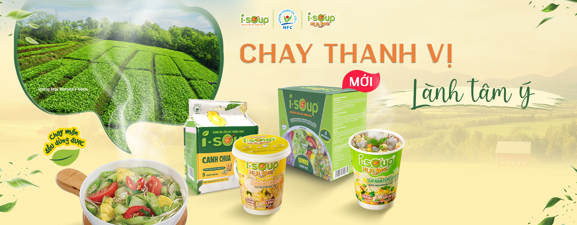 Canh ăn liền I.SOUP – NATURE FOODS CO., LTD (NFC)