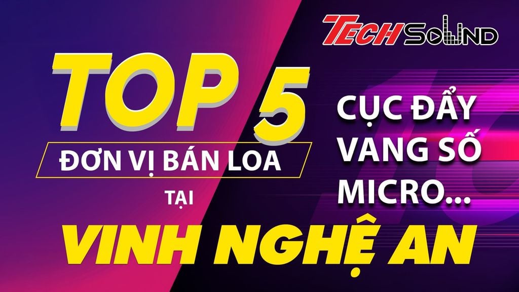 TOP 5 đơn vị bán loa, cục đẩy, vang số, micro tại Vinh Nghệ An uy tín