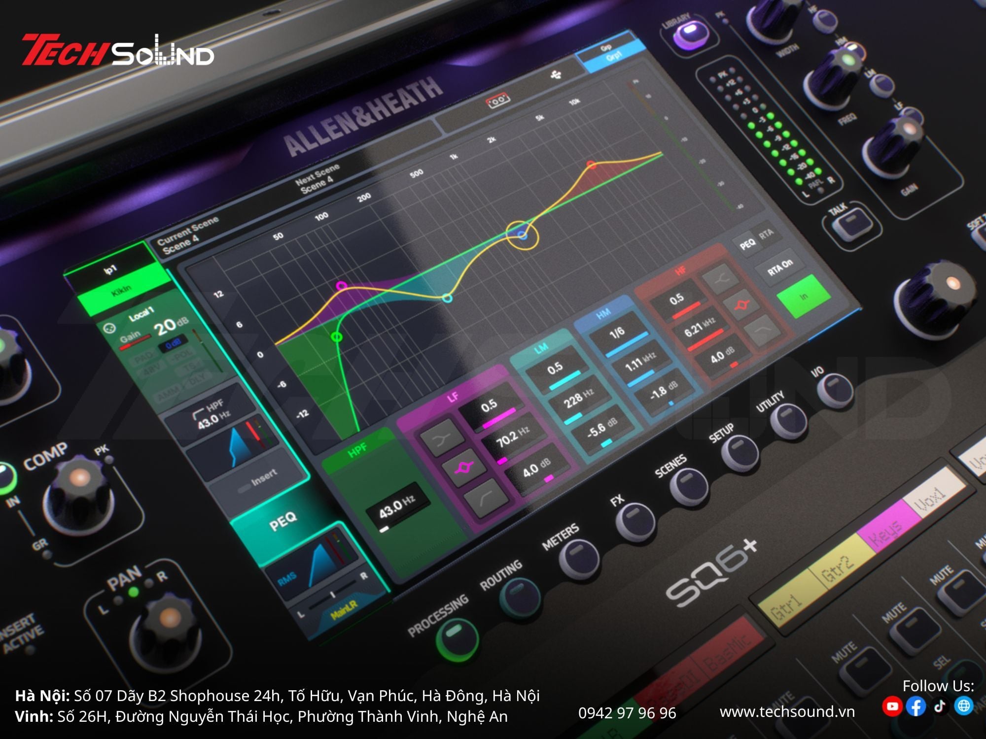 Đánh giá bàn mixer Allen & Heath SQ6+