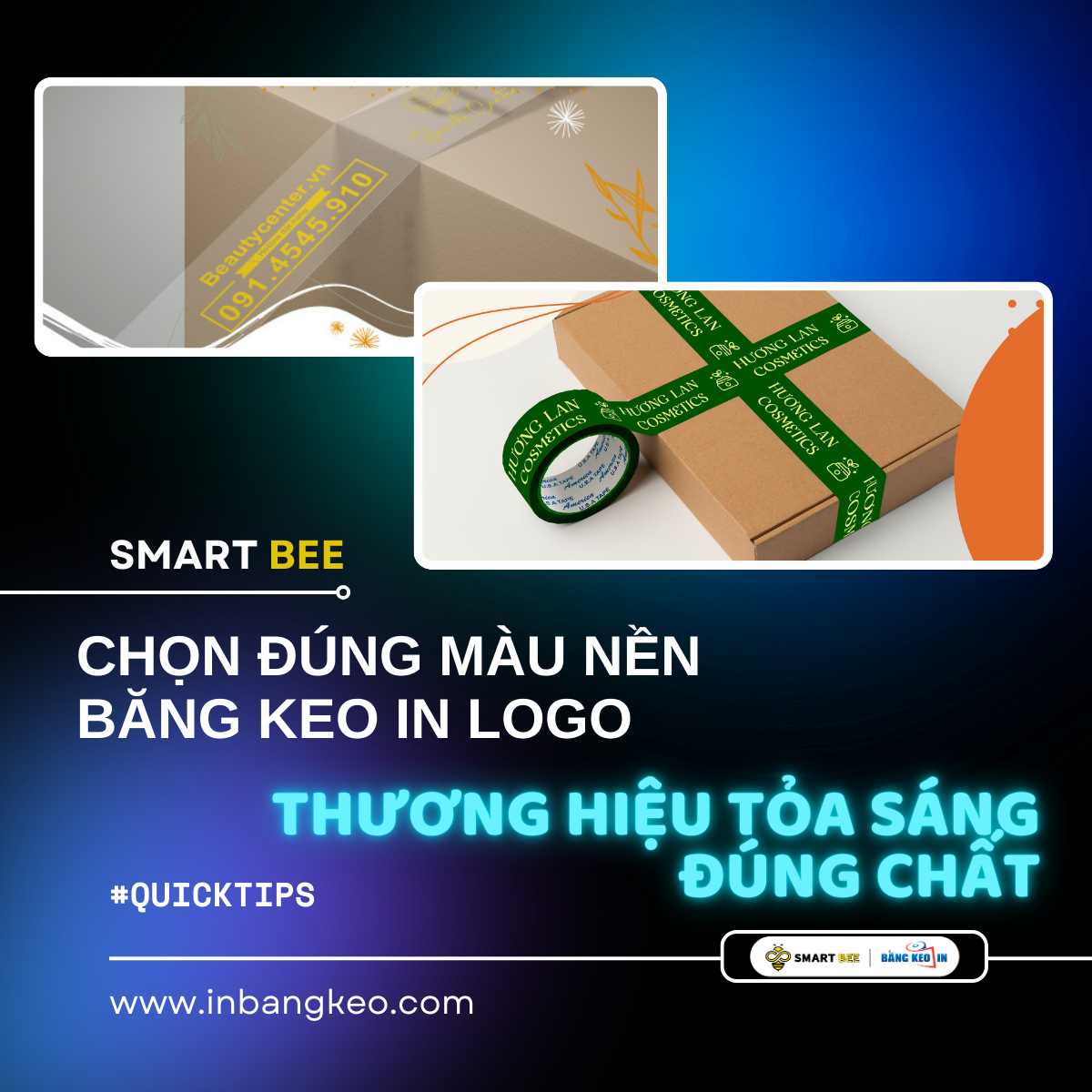 CHỌN ĐÚNG MÀU NỀN BĂNG KEO IN LOGO - THƯƠNG HIỆU TỎA SÁNG ĐÚNG CHẤT ...