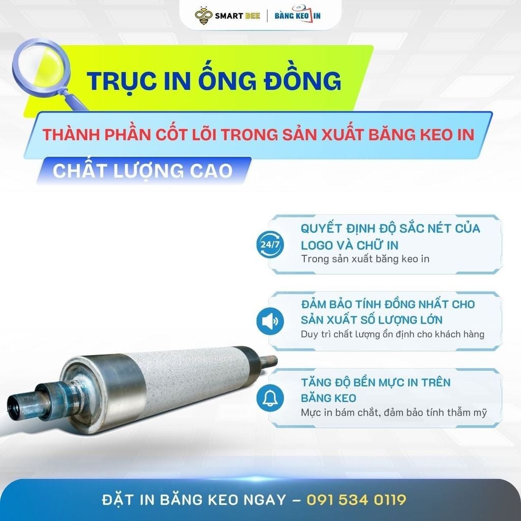 TRỤC IN ỐNG ĐỒNG - THÀNH PHẦN CỐT LÕI TRONG SẢN XUẤT BĂNG KEO IN – Băng ...
