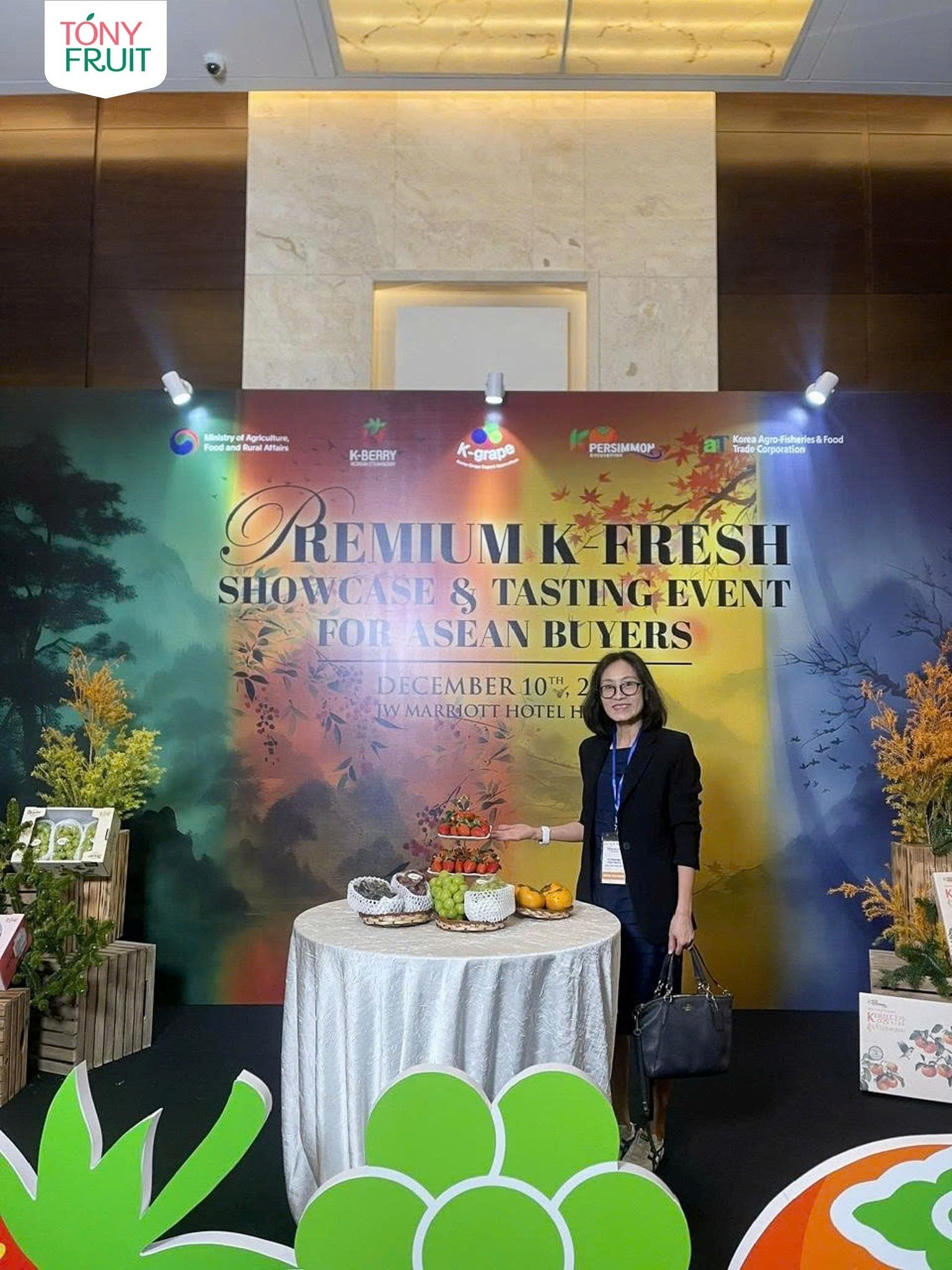Tony Fruit tham dự sự kiện K-Fresh Showcase & Tasting Event tại Hà Nội ...