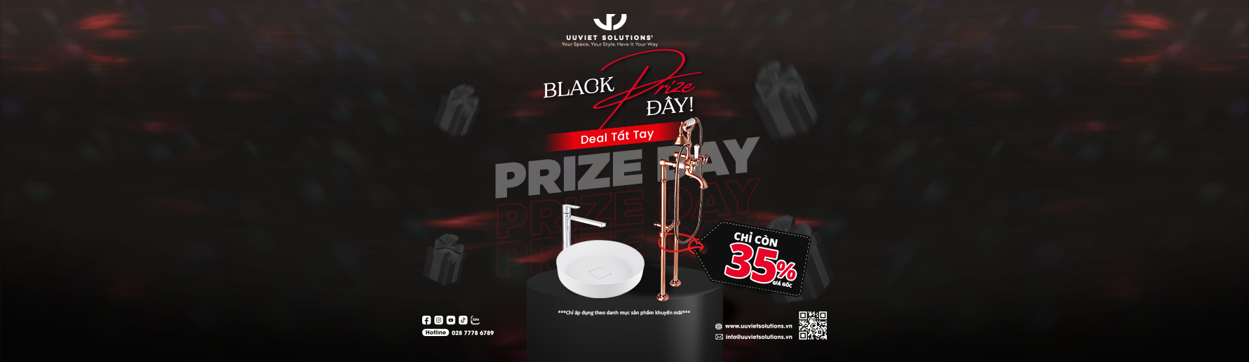 BLACK FRIDAY 2025: BLACK "PRIZE" ĐÂY! - DEAL TẤT TAY – Uuviet Solutions