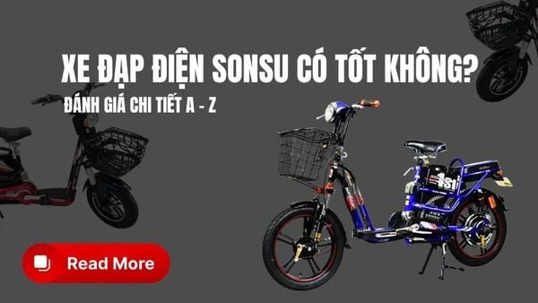 Xe đạp điện Sonsu có tốt không? Review thật & có nên mua 2026