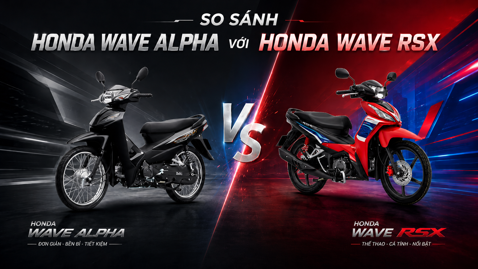 So Sánh Honda Wave Alpha Và Wave RSX: Nên Chọn Xe Nào Tốt Nhất 2026 ...