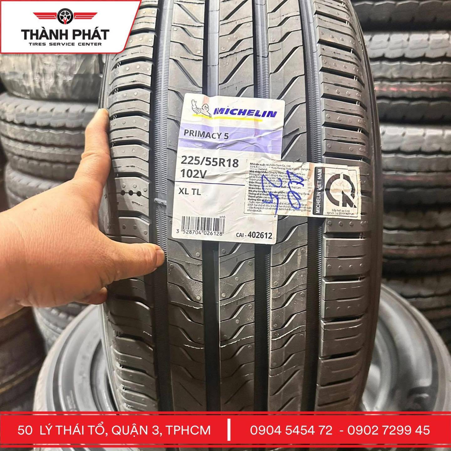 MICHELIN - hãng lốp xe gắng liền với sự êm ái đã có mặt đủ các size tạ
