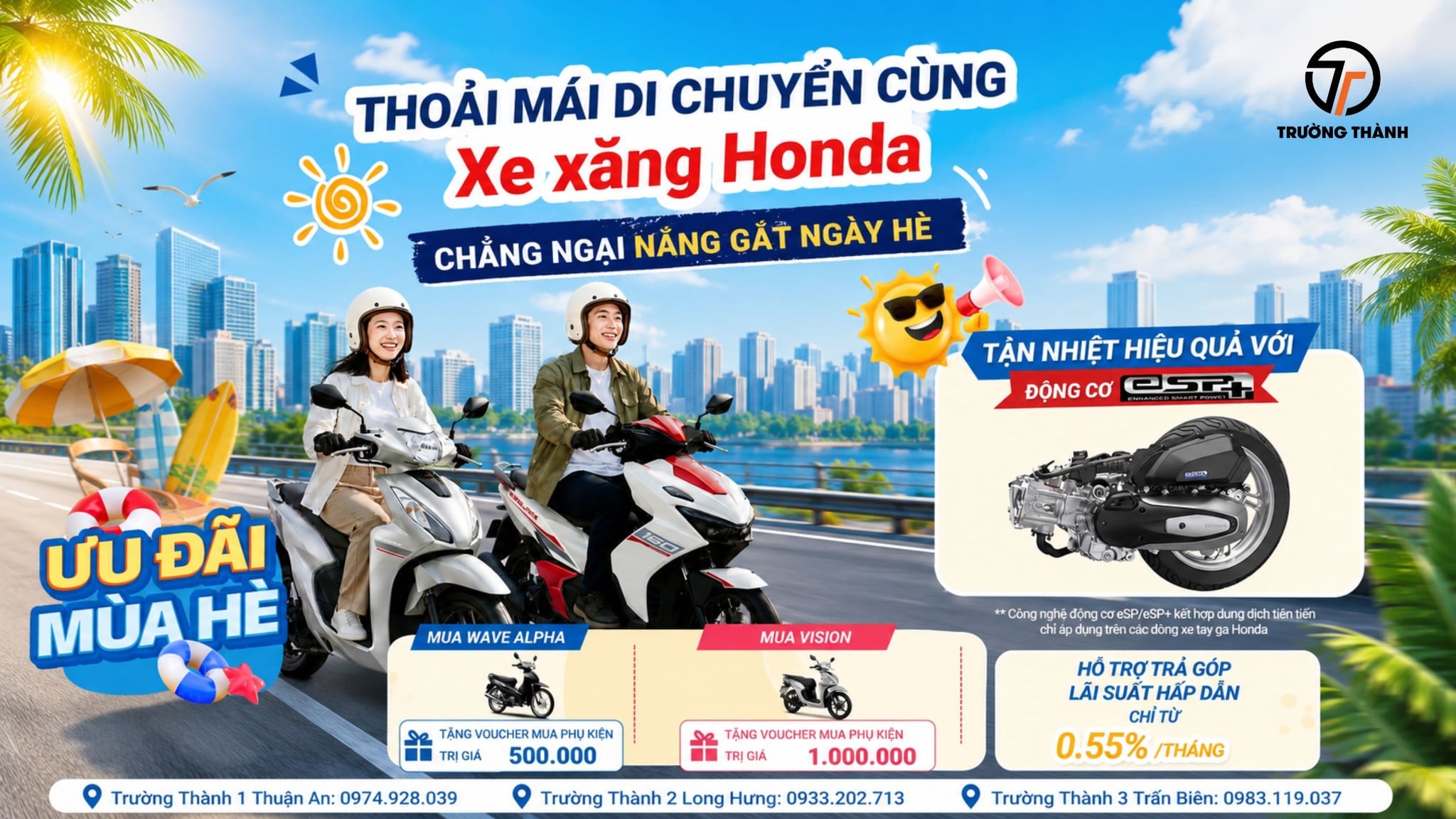 Honda tung deal cho Wave và Vision cho mùa hè cực chất – xemaytruongthanh