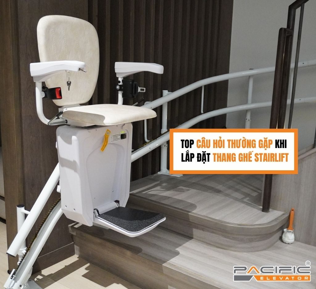 Top câu hỏi thường gặp khi lắp đặt thang ghế stairlift – Thang máy Pacific