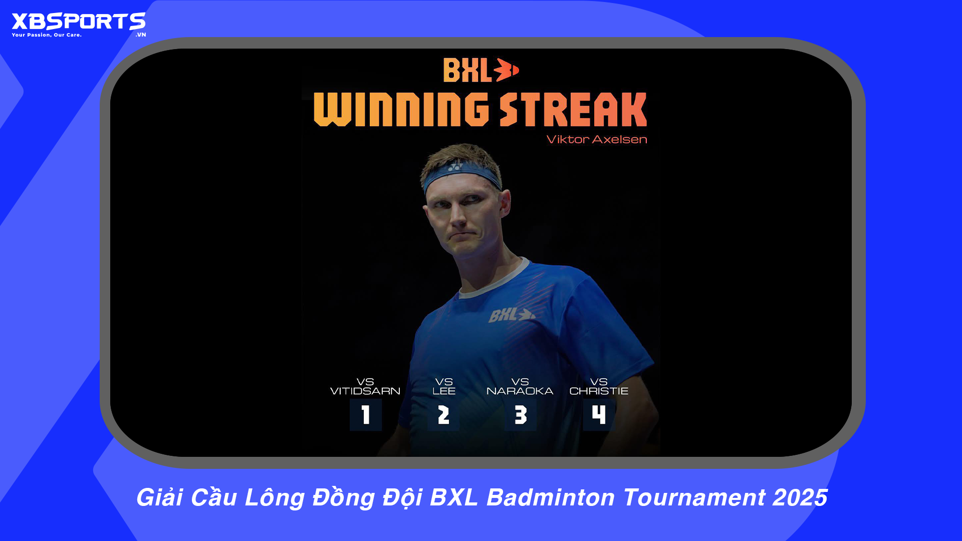 Giải Cầu Lông Đồng Đội BXL Badminton Tournament 2025 - XBSPORTS - HỆ ...