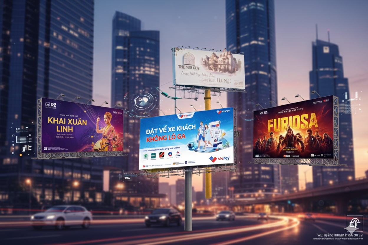 Top 5 Bảng quảng cáo Hà Nội được săn đón nhất tháng 9/2025 – Vinama JSC