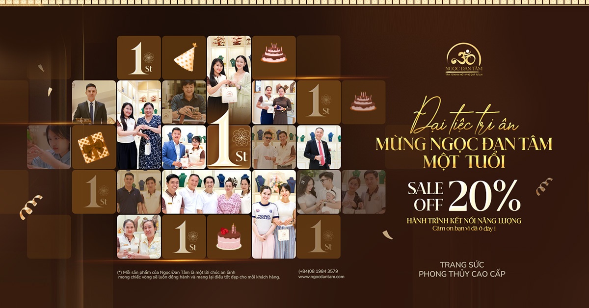 Mừng Sinh Nhật Ngọc Đan Tâm - Giảm 20% Toàn Bộ Sản Phẩm, Xé Túi Mù Lên ...