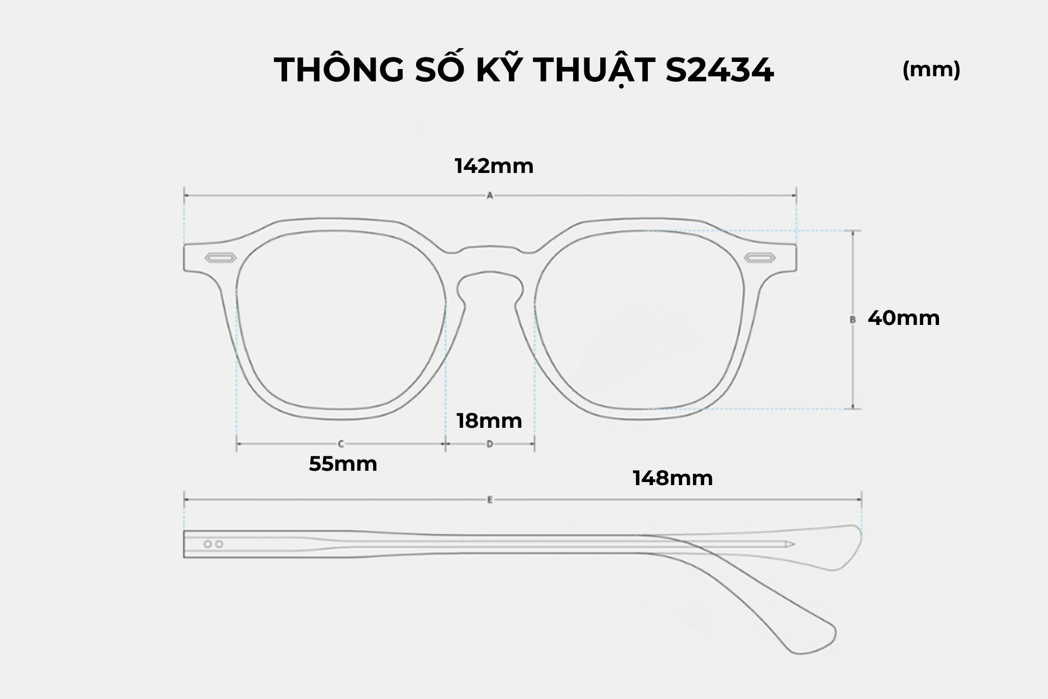 Gọng Kính Chữ Nhật Nam VR & VERGT S2434 – Thanh Lịch, Dễ Phối Đồ – Yoon