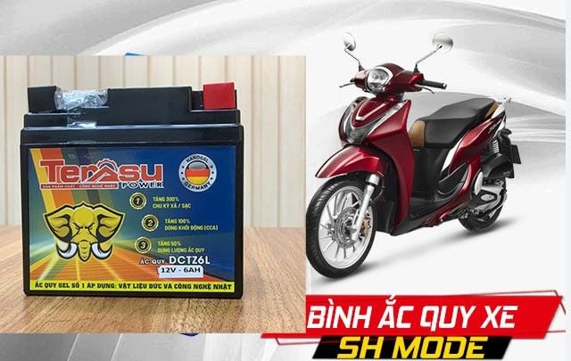 BÌNH ẮC QUY XE SH MODE & SH 125 VỊ TRÍ, CÁCH THÁO – Phụ tùng xe máy Terasu