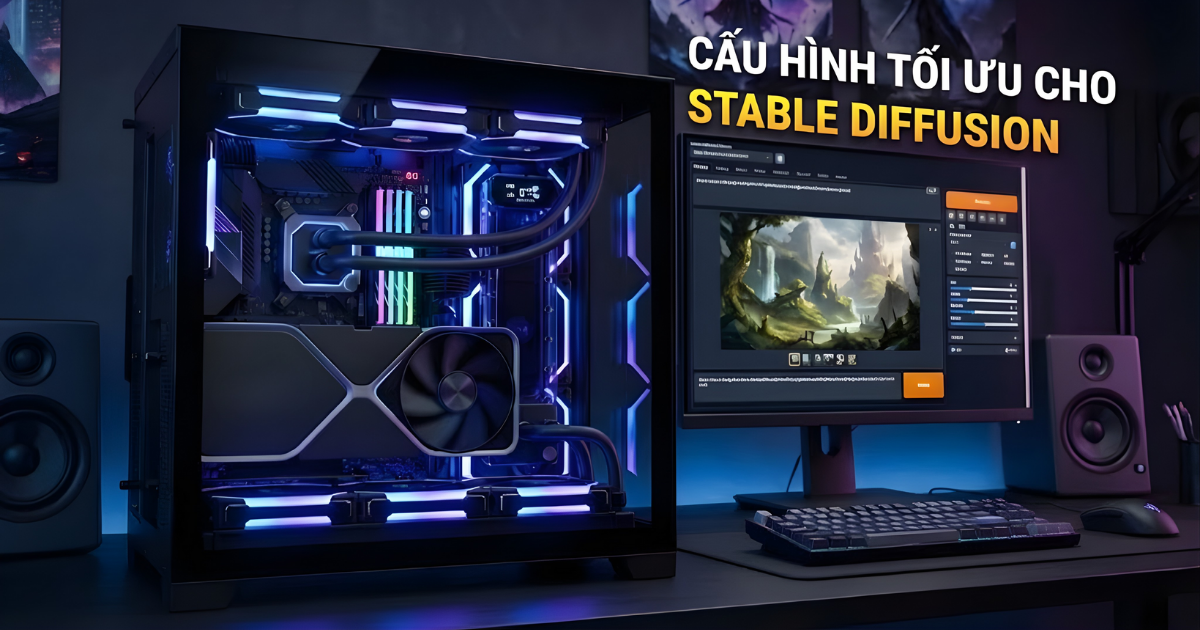 Cấu hình PC chạy Stable Diffusion: Tối ưu & Mượt Mà 2025