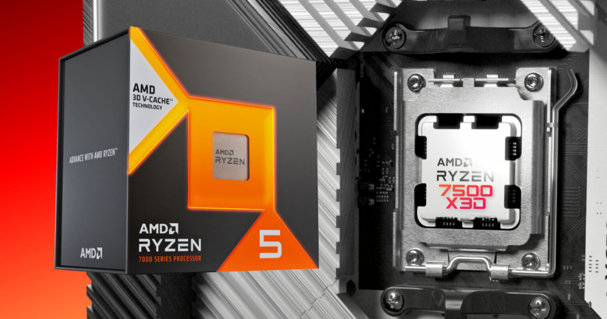 AMD Ryzen 5 7500X3D lộ diện – CPU 6 nhân Zen 4 với 3D V-Cache mới