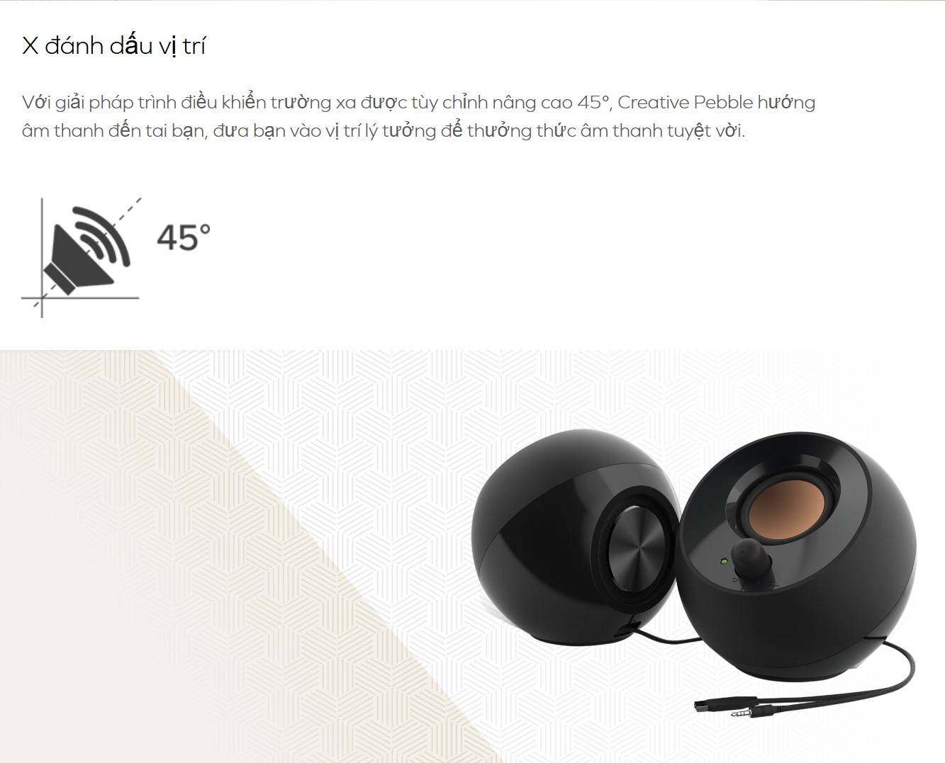 Loa Creative Pebble | Loa Máy Tính USB | Giá Tốt