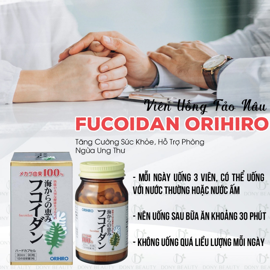 Orihiro Fucoidan – Viên uống tảo nâu Nhật Bản 90 viên - Huyền Phạm Mart