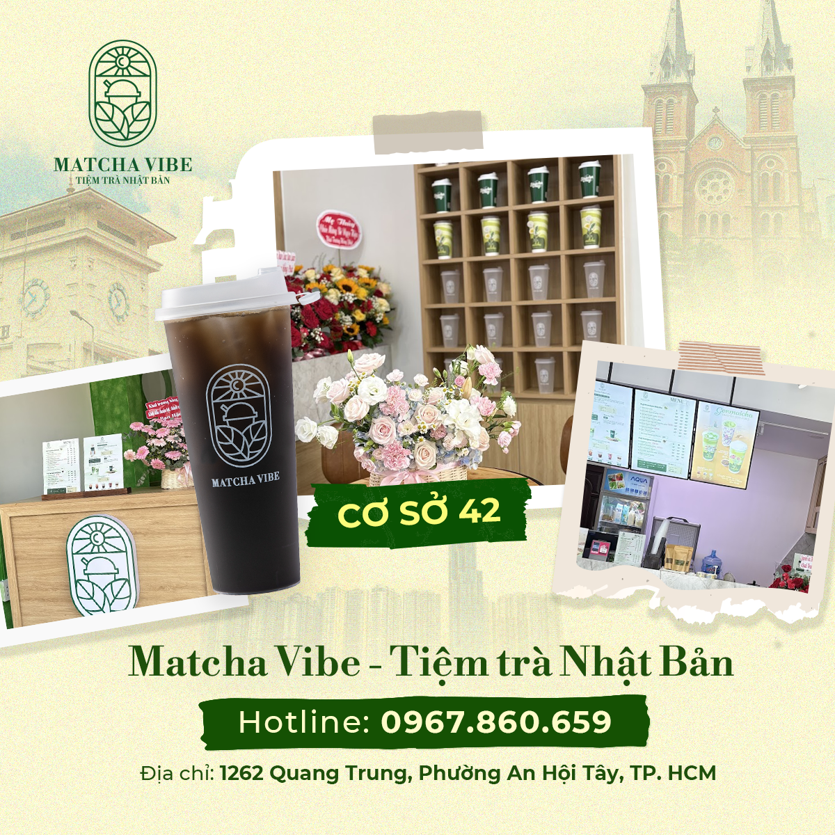Matcha Vibe cơ sở 42 - 1262 Quang Trung, Phường An Hội Tây, TP. HCM ...