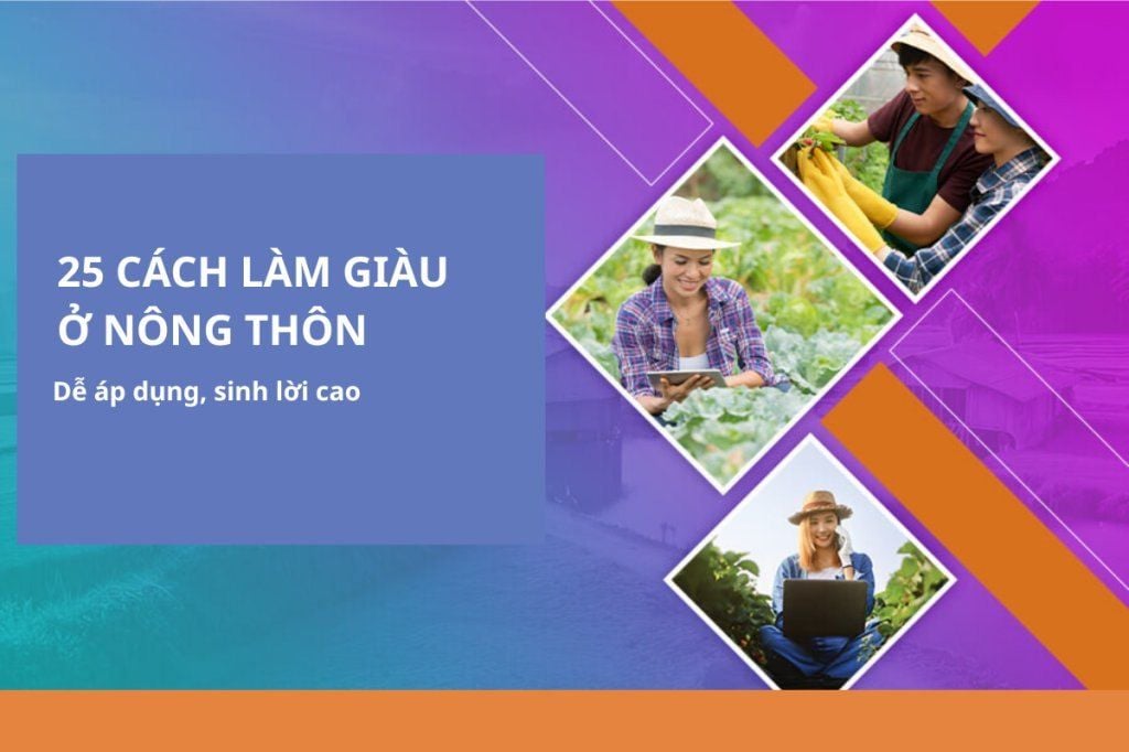25 cách làm giàu ở nông thôn dễ áp dụng, sinh lời cao – Giao Hàng Nặng