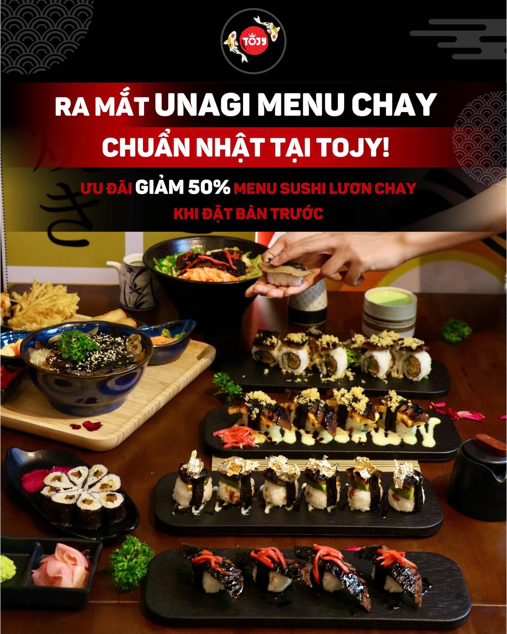 ƯU ĐÃI RA MẮT MÓN MỚI THÁNG 11 – GIẢM 50% MENU SUSHI LƯƠN CHAY – Nhà ...