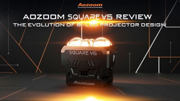 AOZOOM SQUARE V5 Review: The Evolution of Bi-LED Projector Design