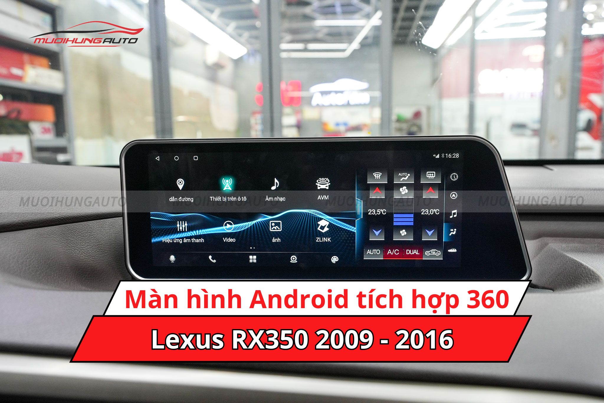 Màn Hình Android Tích Hợp 360 Lexus RX350 2009-2016 – Phụ Kiện Lexus