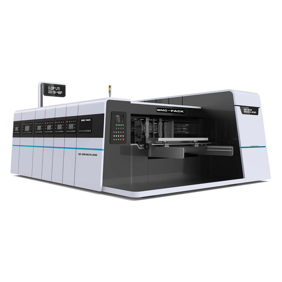 Flexo Slotter Die Cutter Printing Machine