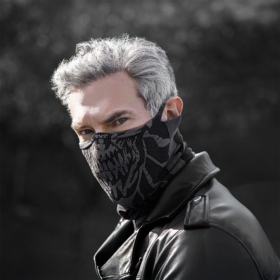 Khẩu trang X5 2-in-1 Reversible Breathable Windproof Neck Gaiter Black ...