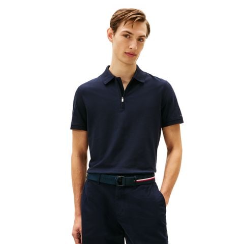 Tommy Hilfiger - Áo thun có cổ polo tay ngắn nam TH Performance Zip ...