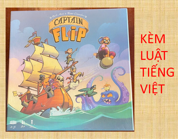 Board Game Captain Flip - Chọn Tuyển Mộ Thành Viên Thủy Thủ Đoàn - Luậ – Thế Giới Board Game