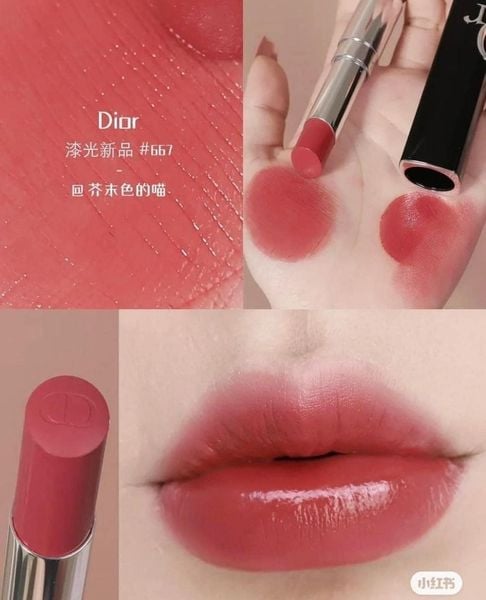 Son Dior Addict Lipstick Rouge Shine 667 Diormania – Thế Giới Son Môi