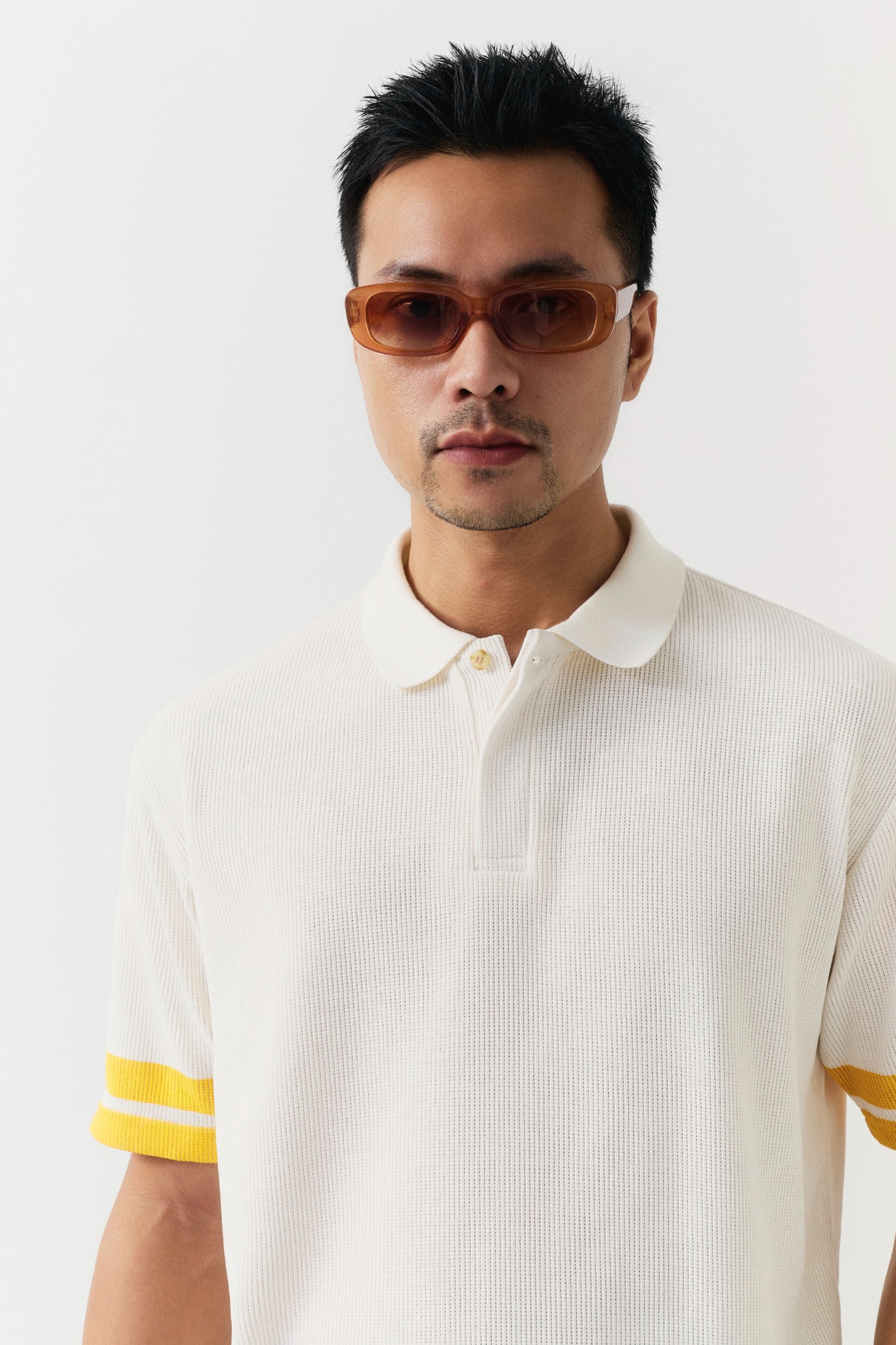 Áo Polo Net Mixed Sleeves – SomeHow