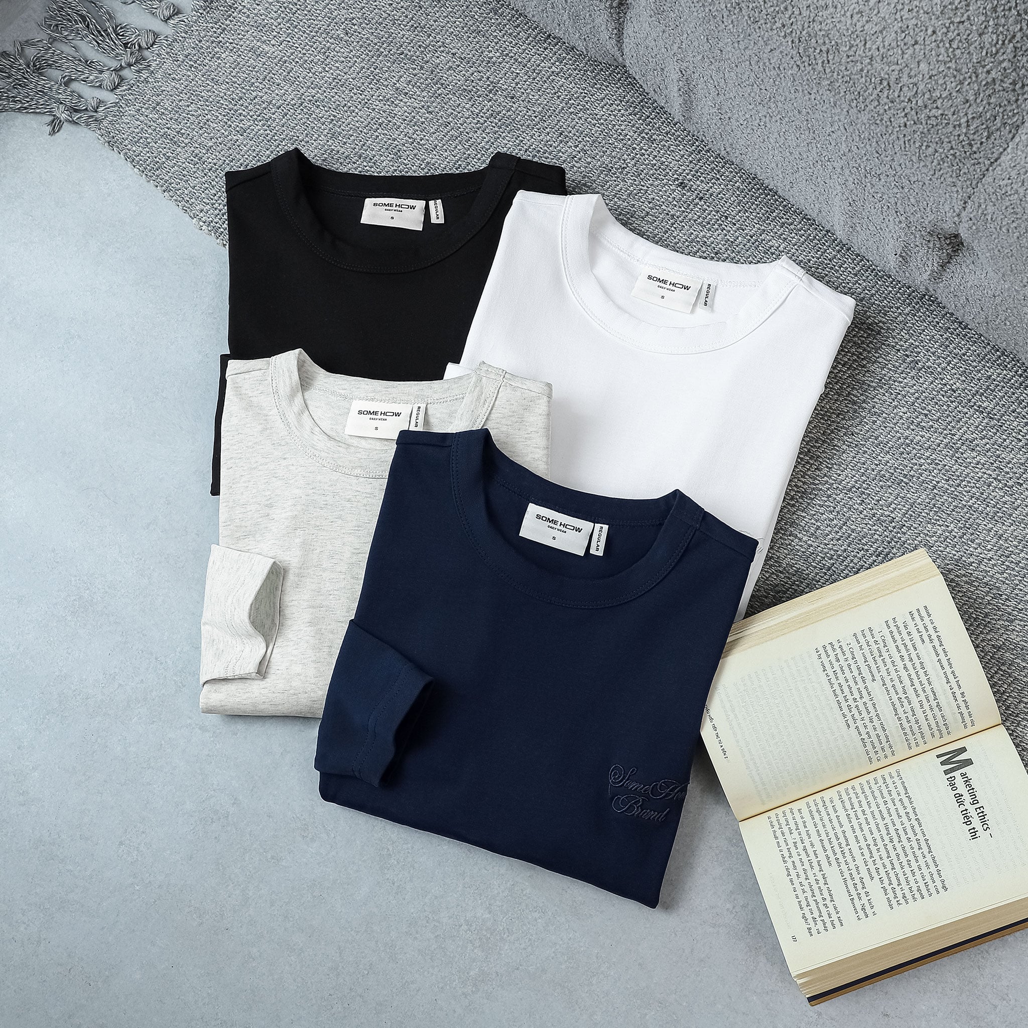 Áo Thun Tay Dài Regular SomeHow Brand