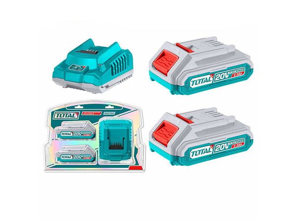 Bộ 2 Pin Lithium-ion 42V 2.0Ah, 1 Sạc 2A Total TFBCPM20221 – minhtriet ...