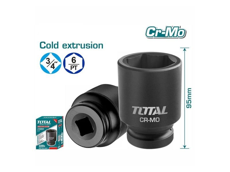 Đầu Tuýp Tác động 3/4inch 33mm Total THHISD3433L – minhtriet.com.vn