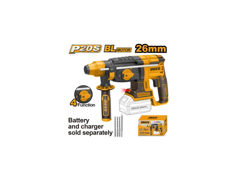 Máy Khoan Đục Bê Tông Dùng Pin 20V-22mm INGCO CRHLI20208 – minhtriet.com.vn