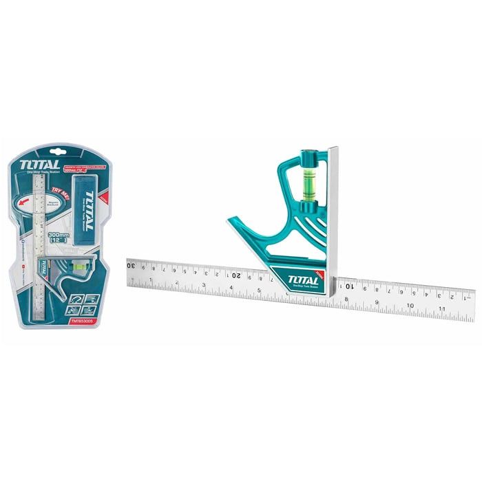 Thước vuông kết hợp cán nhựa 300mm Total TMT653005 – minhtriet.com.vn