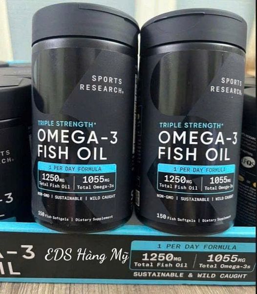Viên Uống Dầu cá SR Triple Strength Omega‑3 Fish Oil – EDS