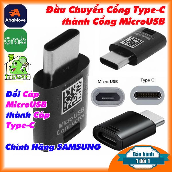 Đầu Chuyển Cổng Type-C qua Cổng MicroUSB - Samsung MicroUSB Connector ...