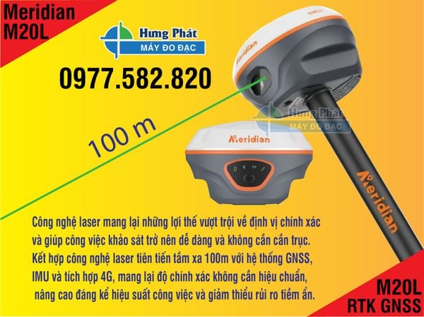 Máy định vị RTK Meridian M20L – Máy Thủy Bình-Máy định vị RTK-Máy Trắc ...