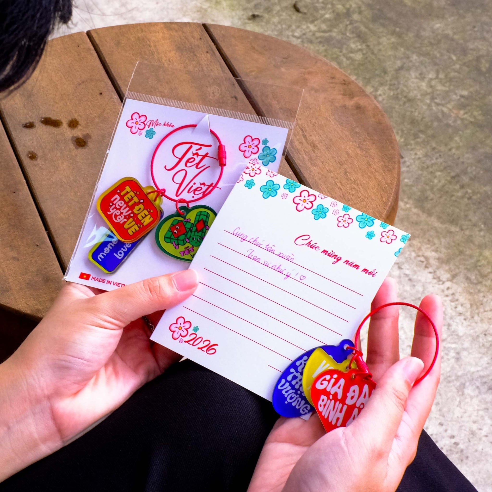 Tết Việt Bộ 3 charm móc khóa - Acrylic Keychain – Sticker Factory