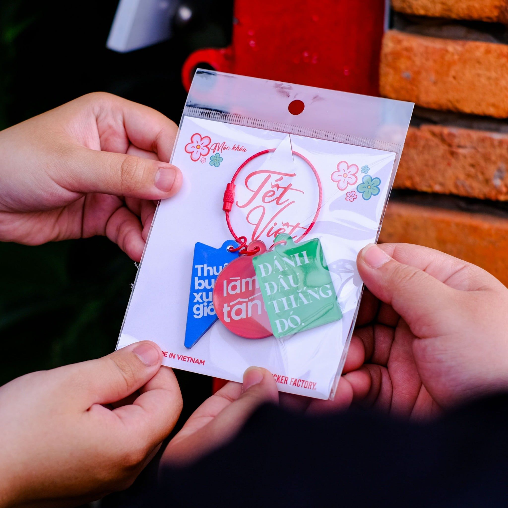 Tết Việt Bộ 3 charm móc khóa - Acrylic Keychain – Sticker Factory