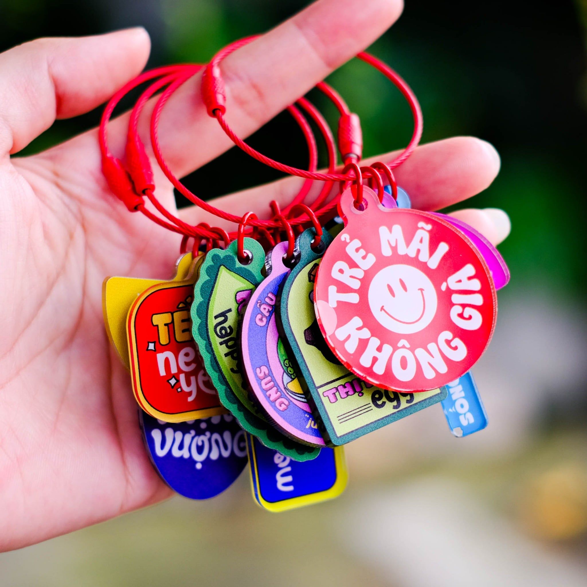Tết Việt Bộ 3 charm móc khóa - Acrylic Keychain – Sticker Factory
