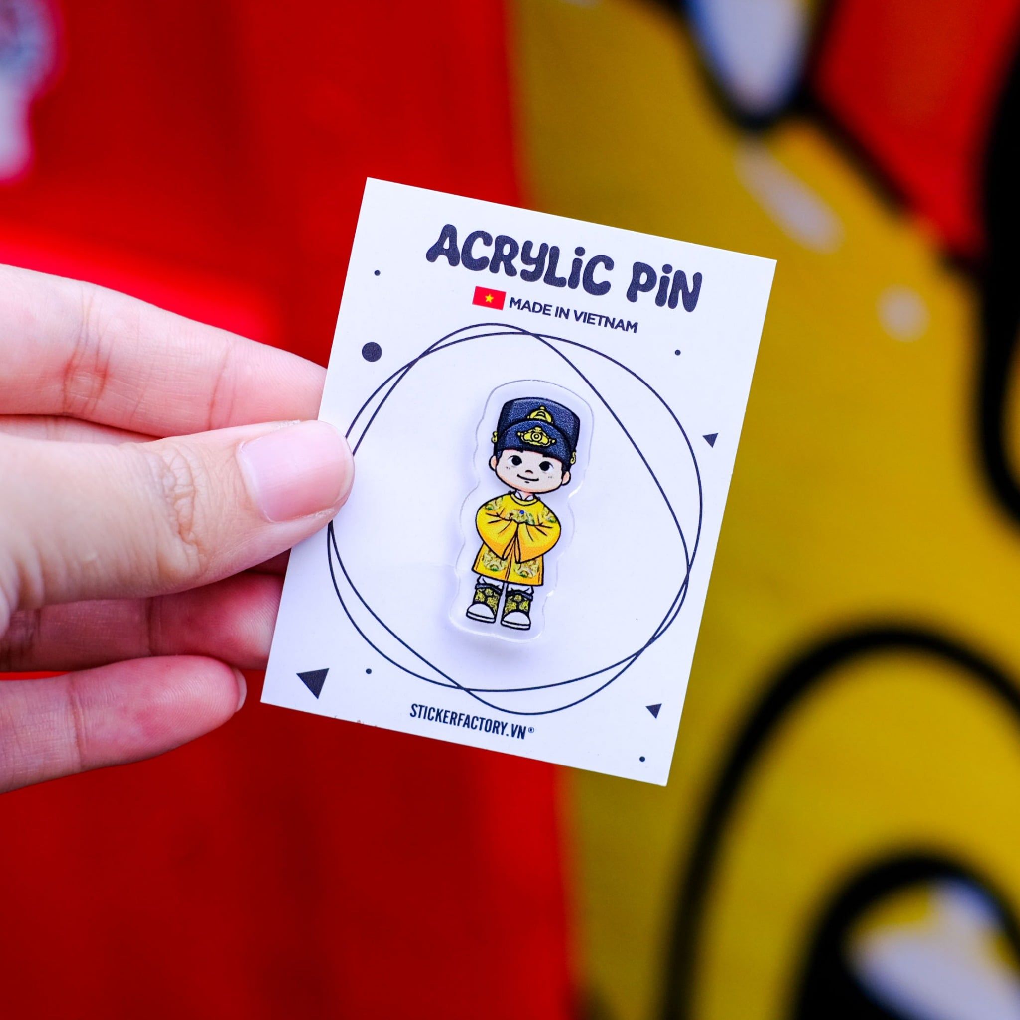 Acrylic Pin - Vietnam Icons Collection – Sticker Factory