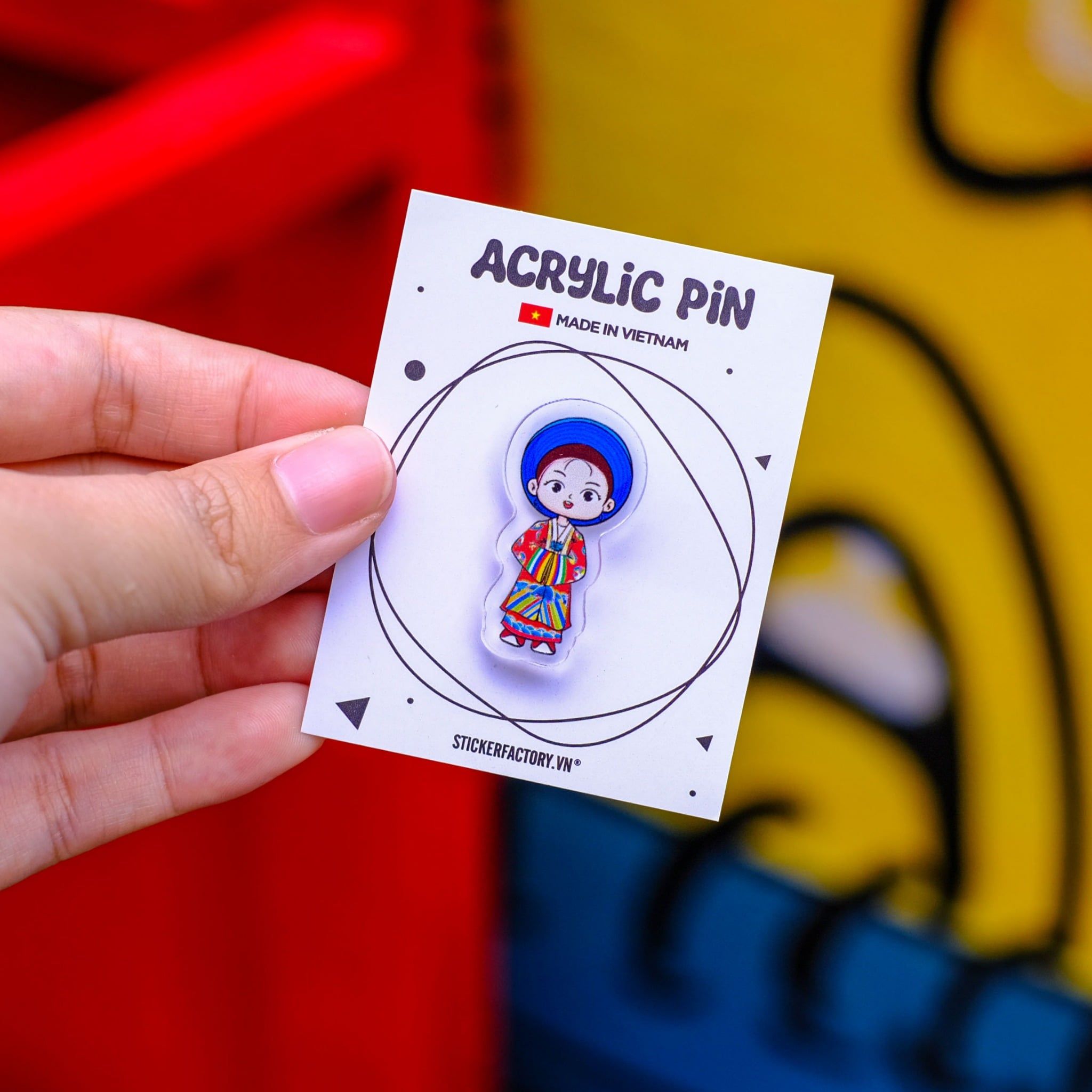 Acrylic Pin - Vietnam Icons Collection – Sticker Factory